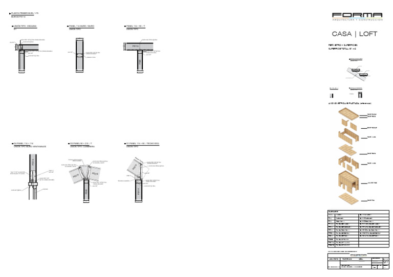 Detalle CAD-Planta_Elev_Axo_Corte | PDF