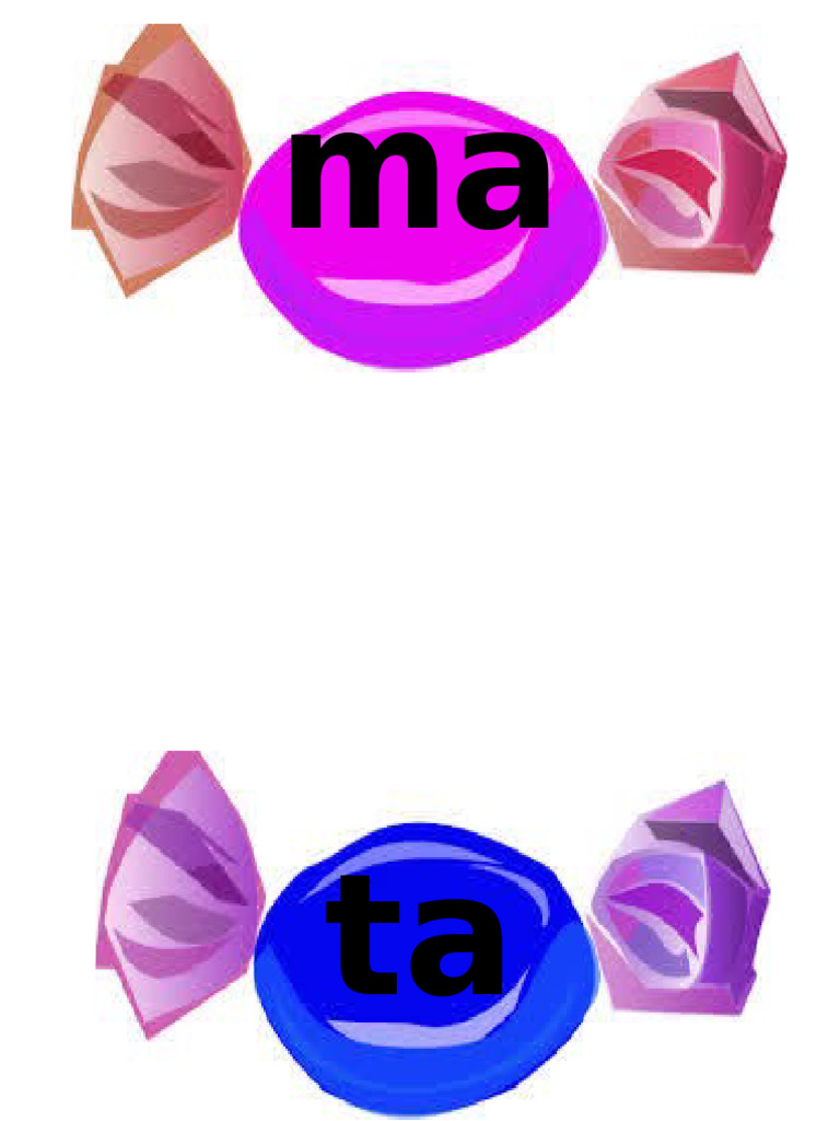 Candy Design Mga Pantig.. | PDF