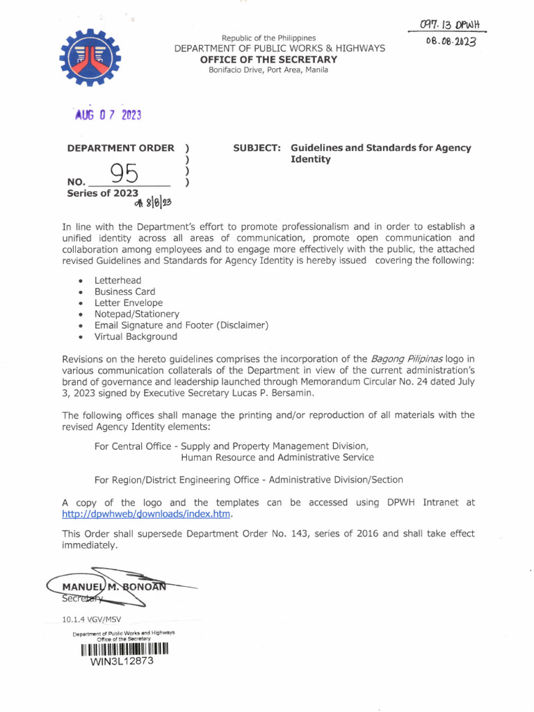 Guidelines & Standards For Agency Identity (DO - 95 - s2023) | PDF | Html | Governance