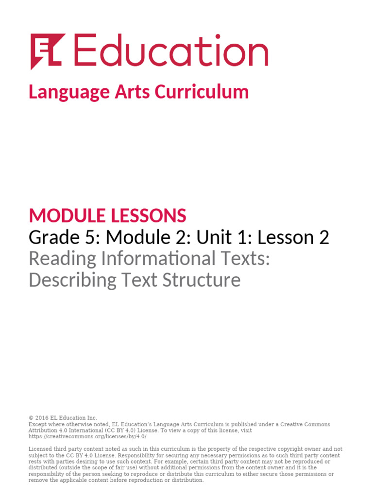G5m2u1l2modulelessons Supportingmaterials 0519 | PDF | Creative Commons ...