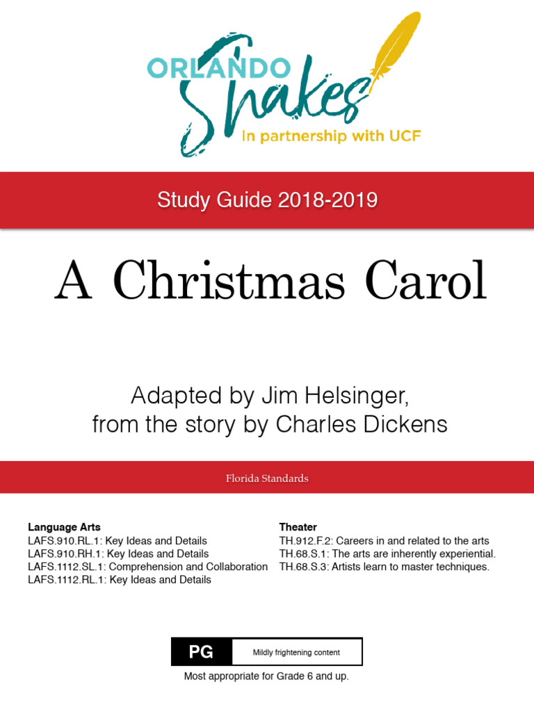 A-Christmas-Carol-Study-Guide | PDF | Ebenezer Scrooge | A Christmas Carol