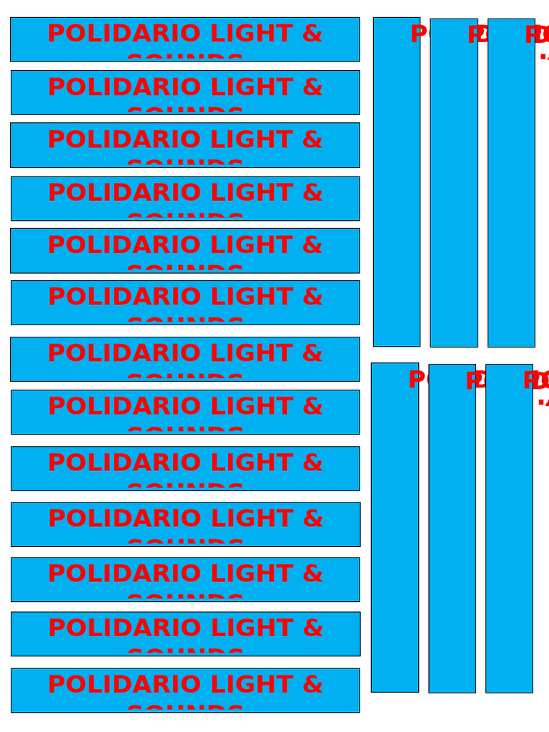 Polidario Light & Sounds Overview | PDF