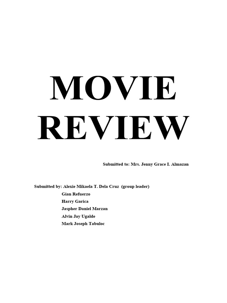 Dela Cruz, Refuerzo, Garcia, Marzan, Ugalde, Tabuloc (BSBA 1J) Movie ...