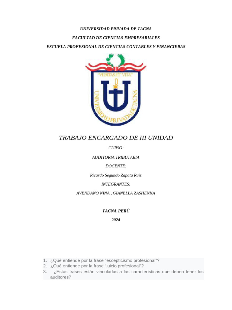 Foro 1ra Unidad | PDF