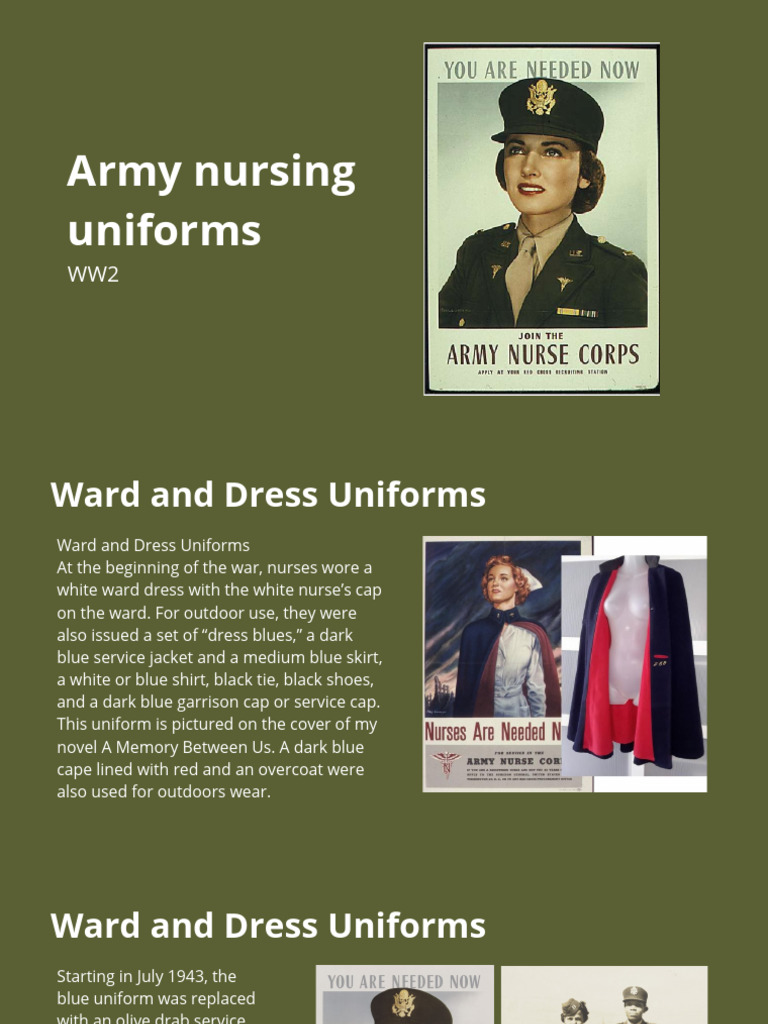 Nursing Uniforms History World War 2 | PDF