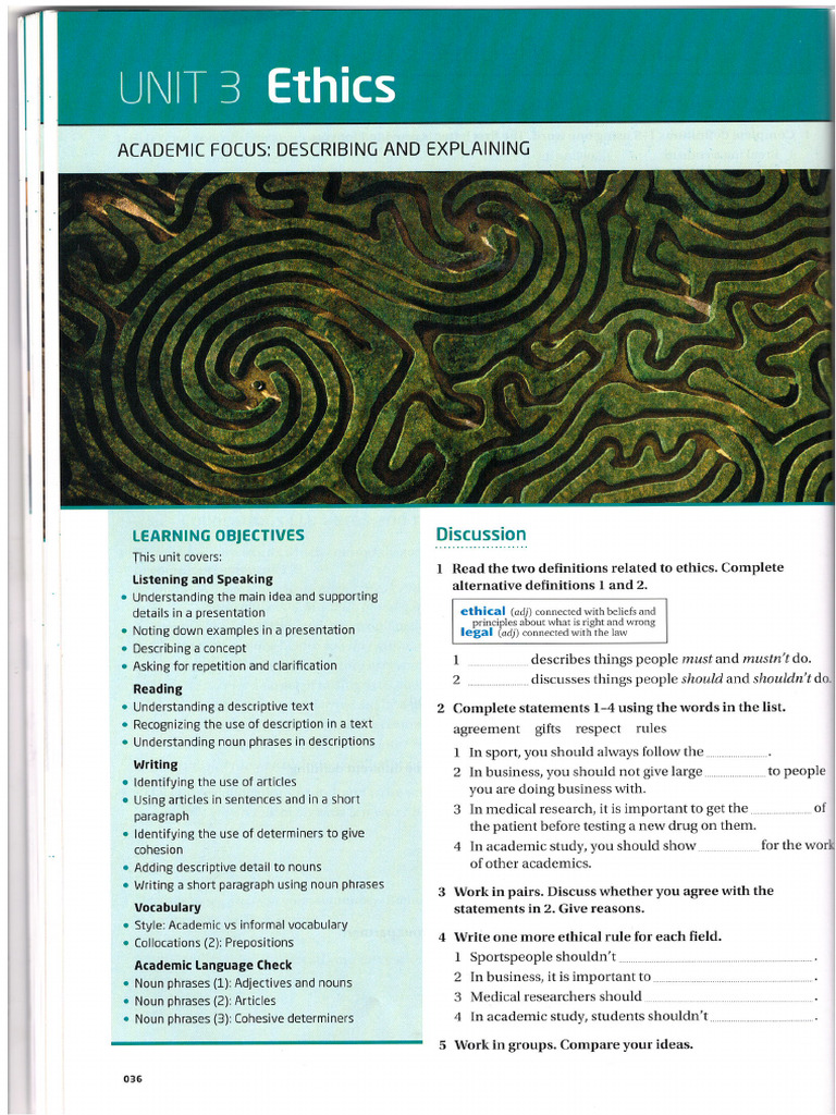 Oxford Eap b1 Unit 3 | PDF