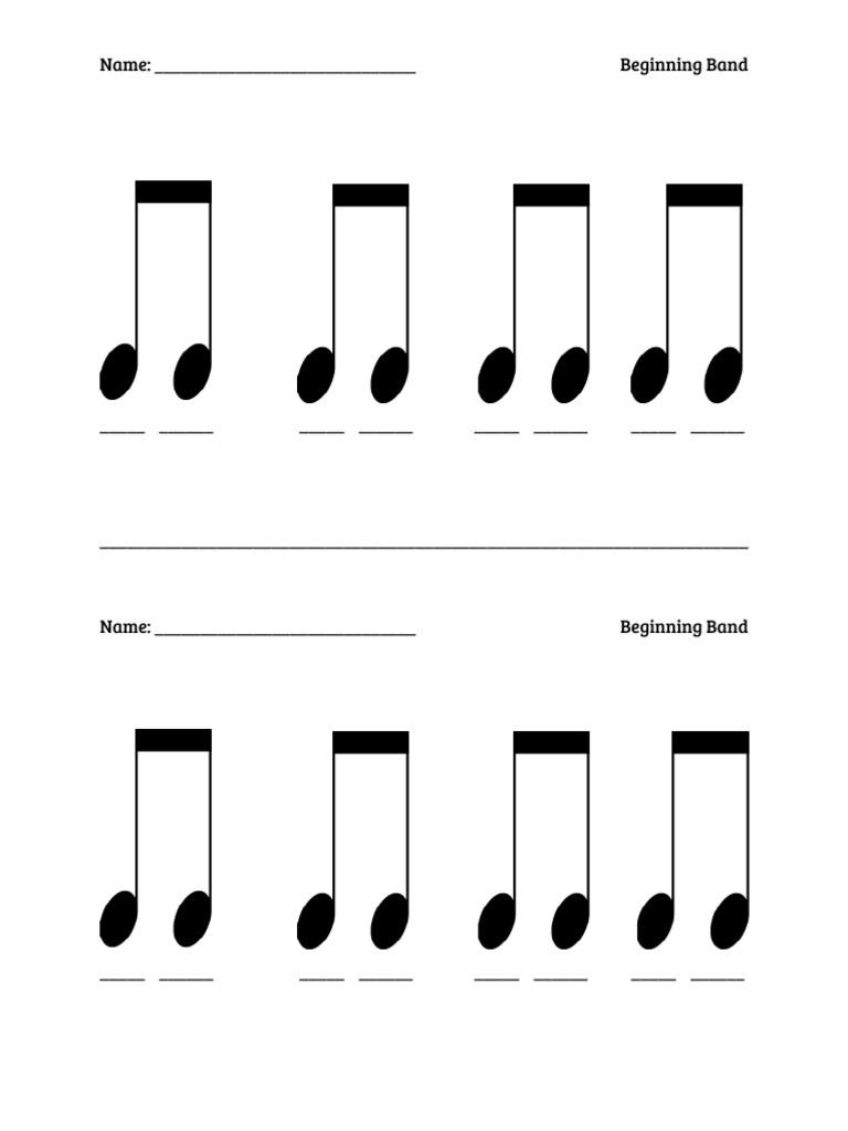 Beginning Band Registration Form | PDF