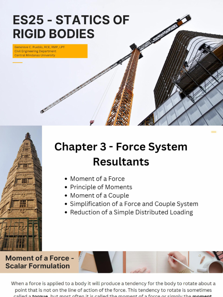 3 Force System Resultants | PDF