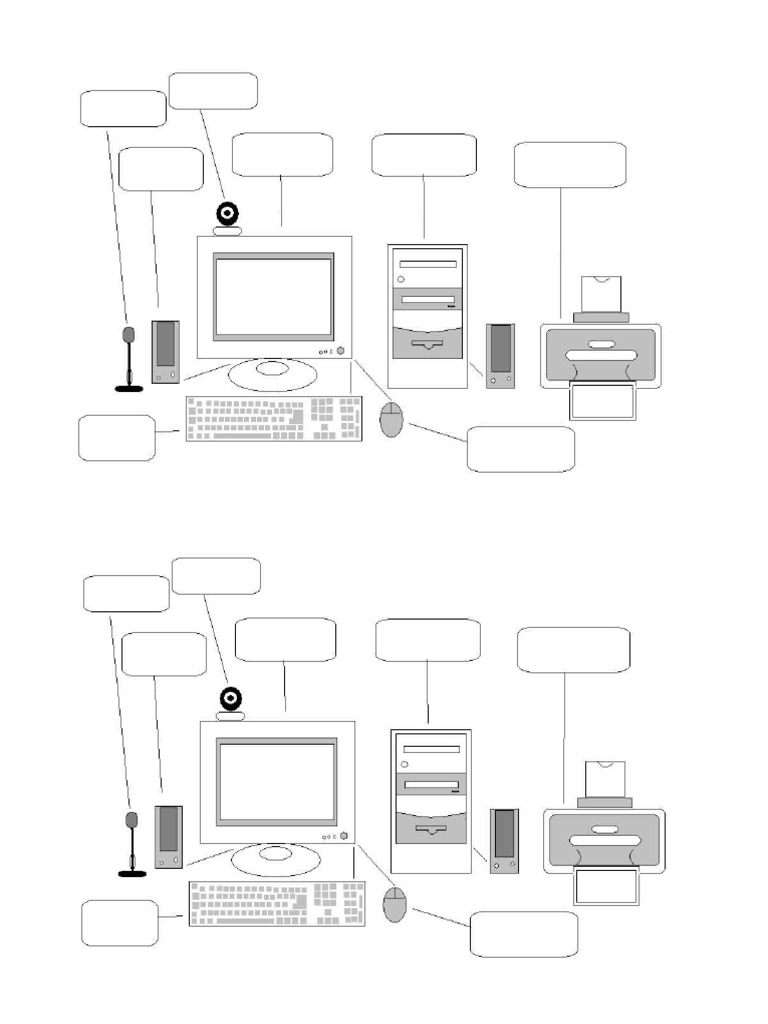Taller de Las Partes de La Computadora | PDF