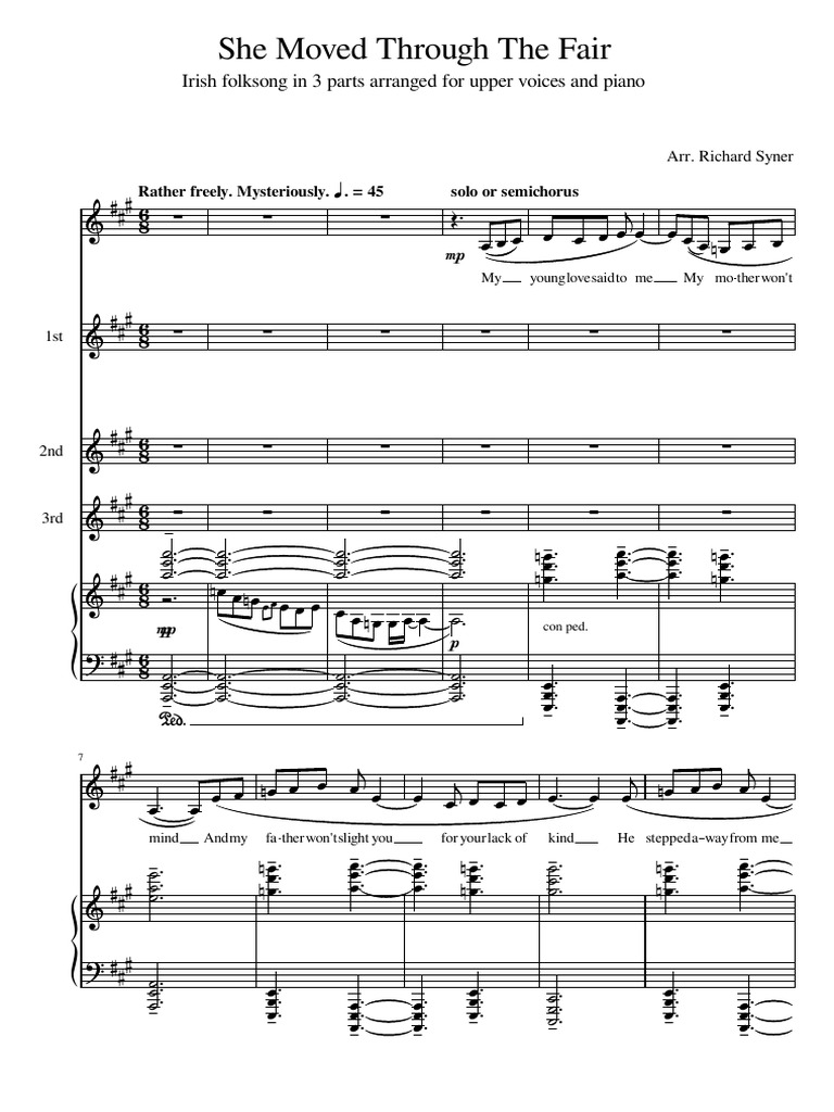 "She Moved Through The Fair Arrangement" | PDF