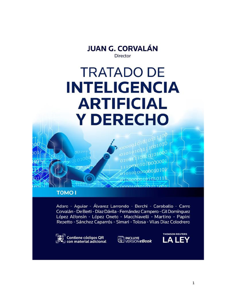 Tratado_de_inteligencia_artificial_y_derecho_Tomo_I_Corvalán,_Juan | PDF | Inteligencia ...