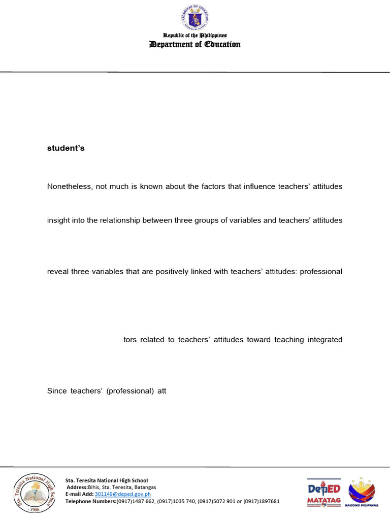 chapter 2 | PDF | Science, Technology, Engineering, And Mathematics | Teachers