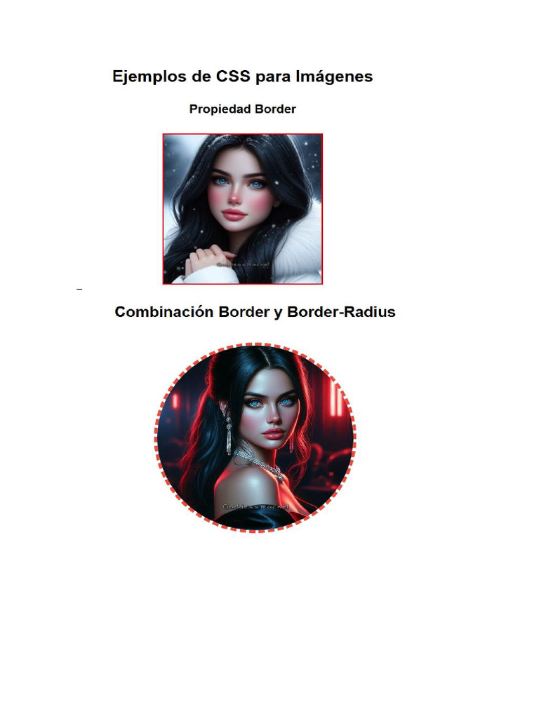 Ejemplos CSS para Imagenes | PDF