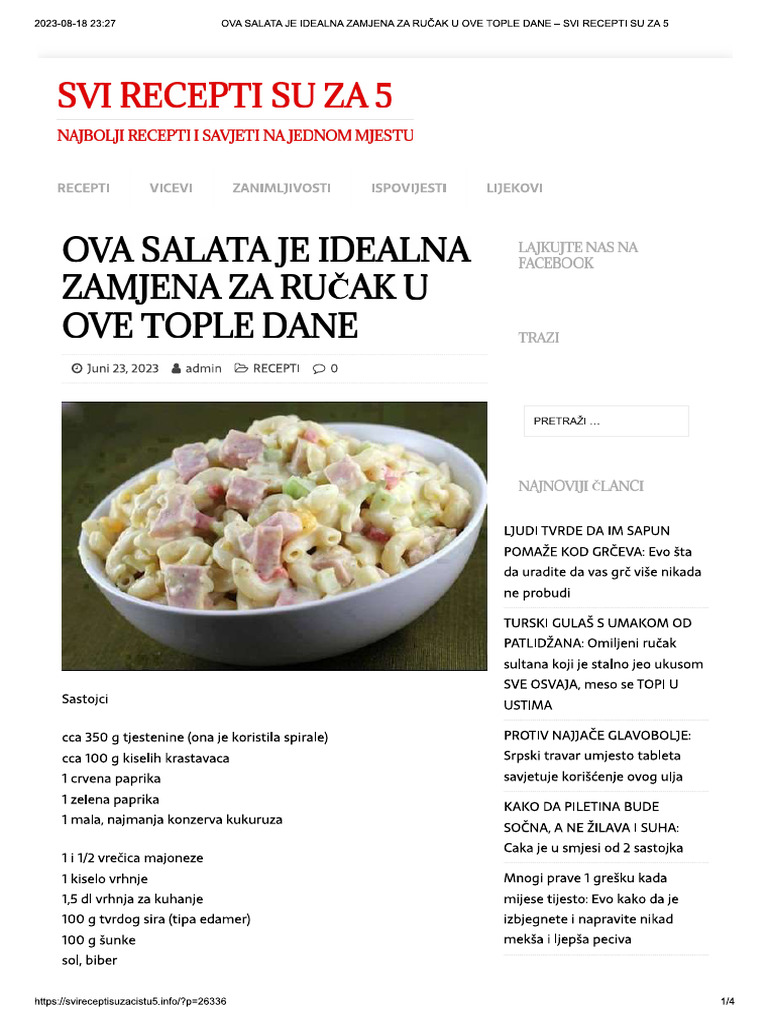 SALATA PROBATI | PDF