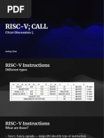 RISC-V Assembler Cheat Sheet - Project F | PDF | Computer Architecture | Office Equipment