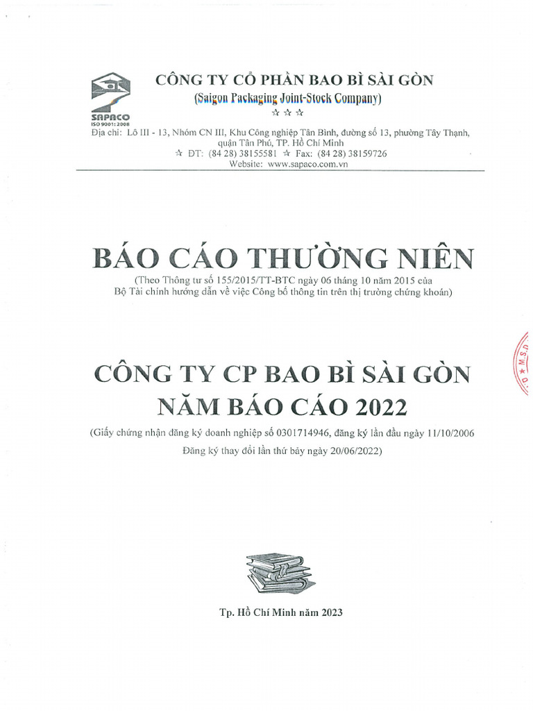 Bao Cao Thuong Nien Nam 2022 8746 Taptin0 | PDF