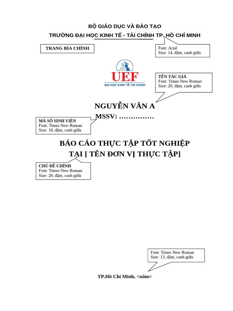 Mau - 03-Trang Bia Bao Cao TTTN | PDF