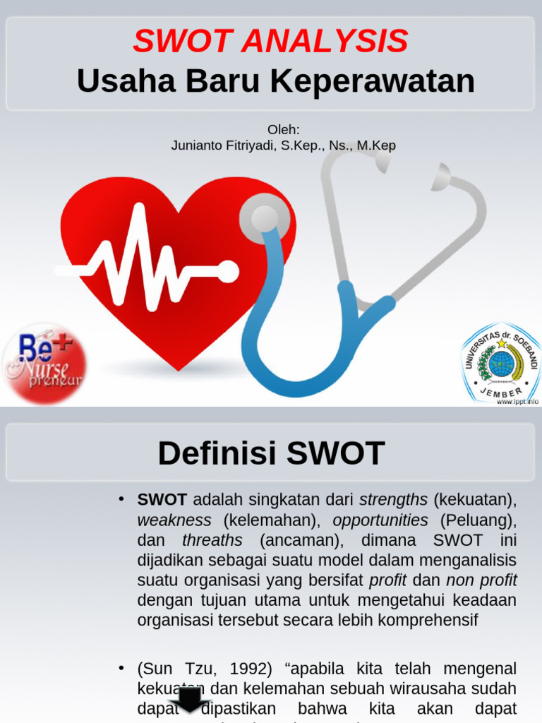 Analisis SWOT Tentang Usaha Baru Keperawatan UDS | PDF
