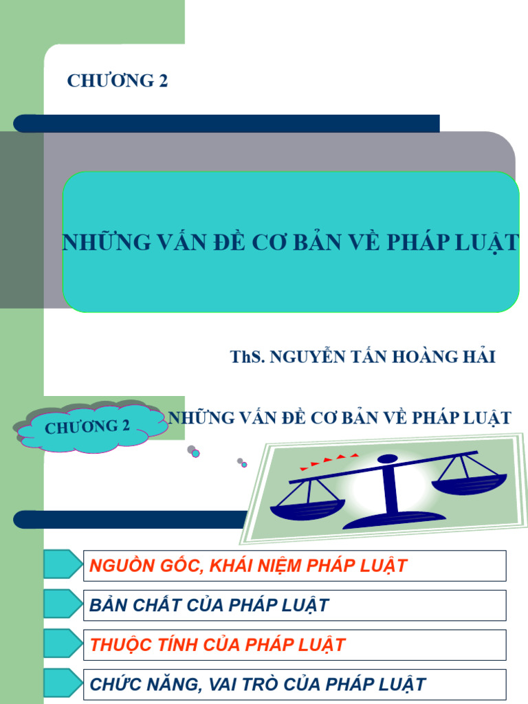 Bai - 2 - Nhung Van de Co Ban Ve Phap Luat | PDF