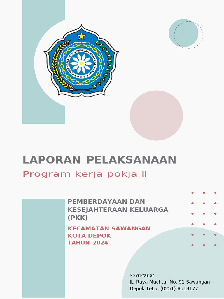 Pilot Project Pokja Ii | PDF