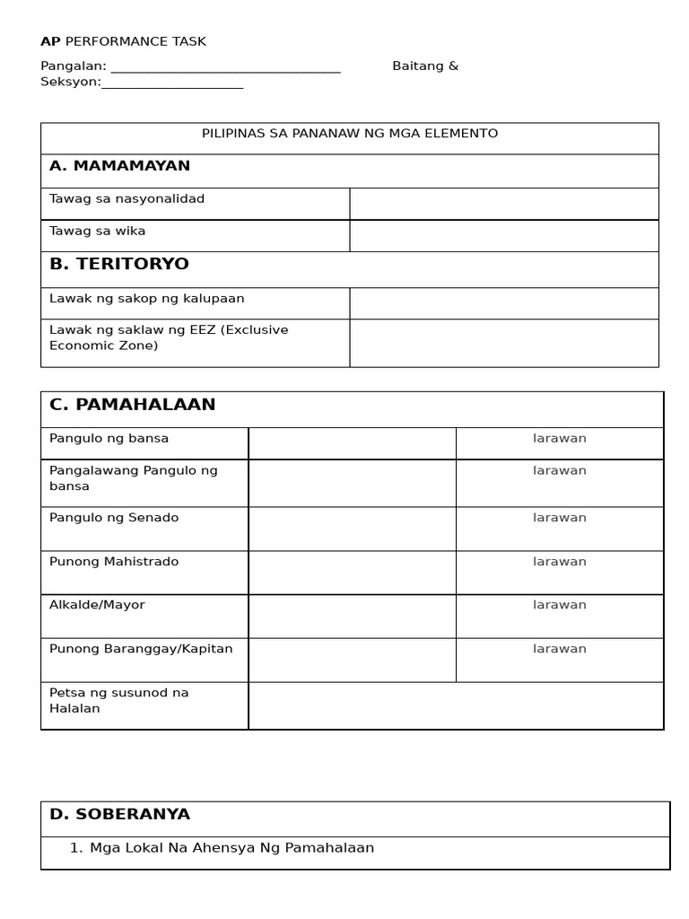 AP-PERFORMANCE-TASK | PDF