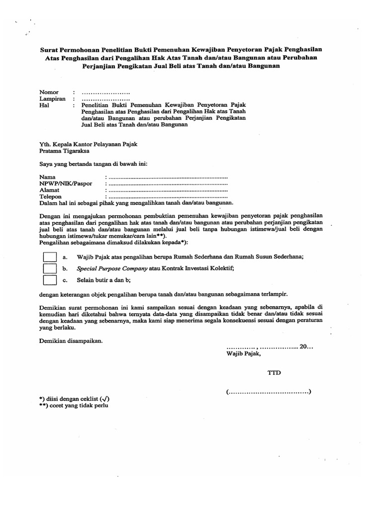 Formulir Validasi PPH | PDF