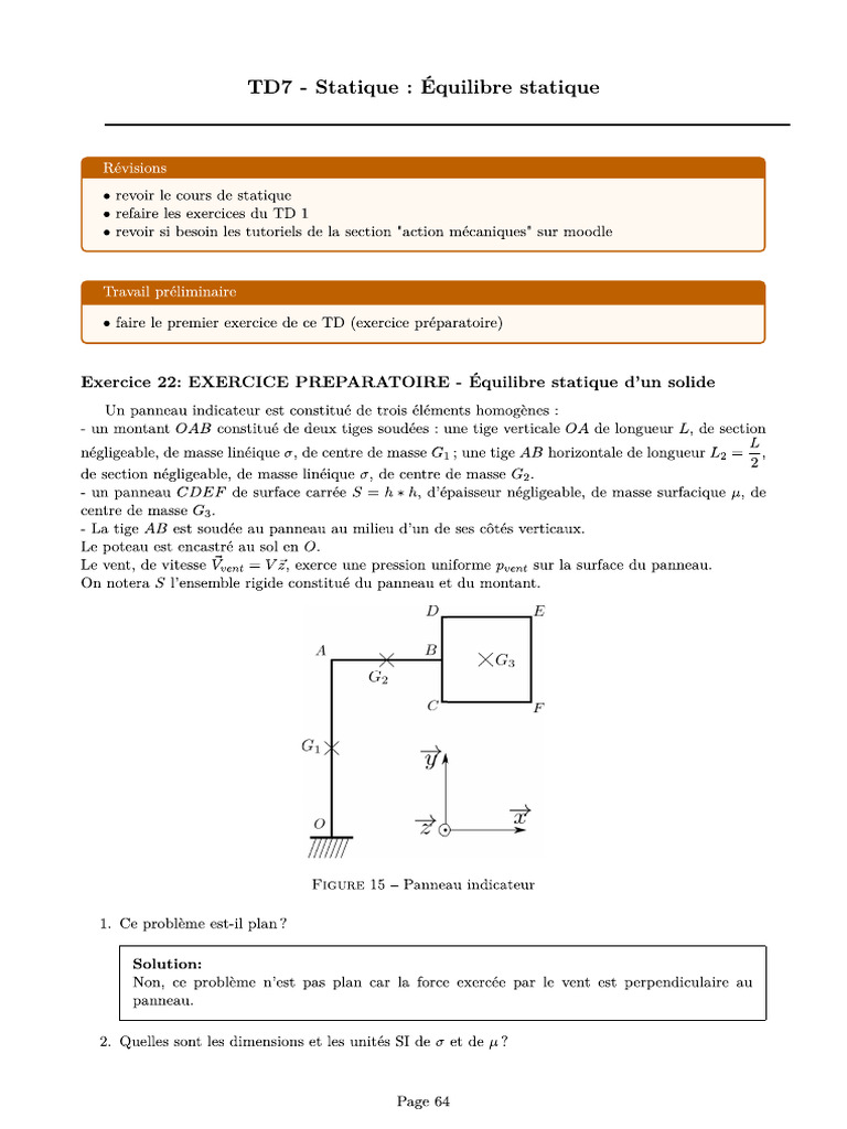 LU2ME001 TD7 Correction | PDF