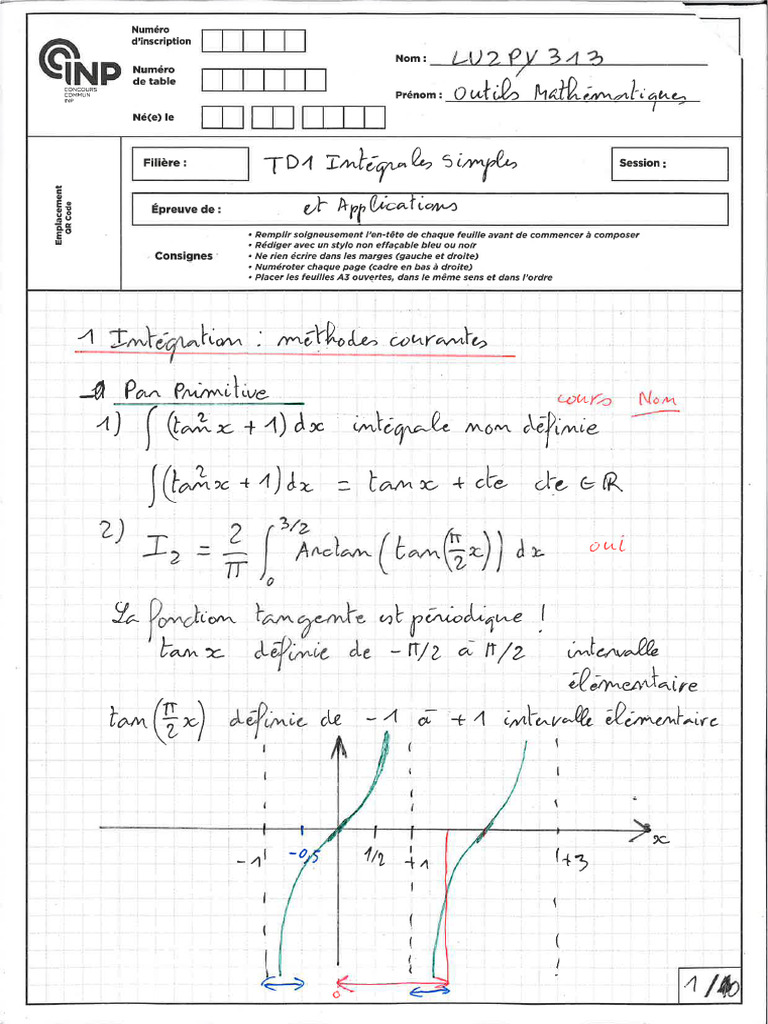 TD1 - LU2PY313 - Corr - LP 2 | PDF