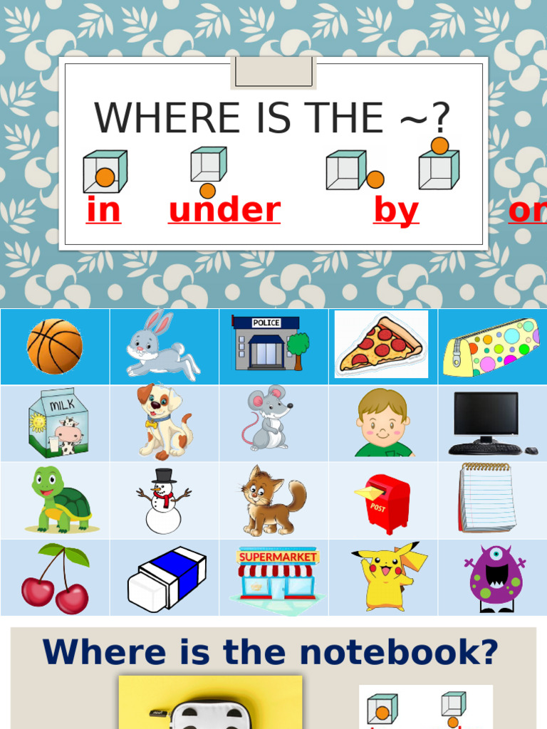 #1st Grader Unit 5 - Part 1 On In Under By | PDF