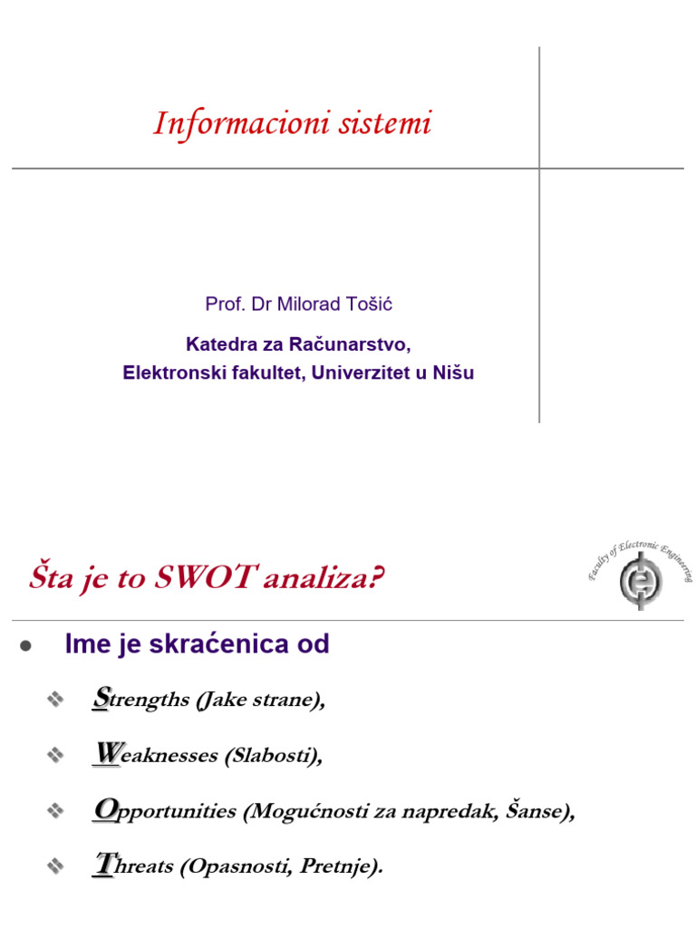 6 Swot | PDF