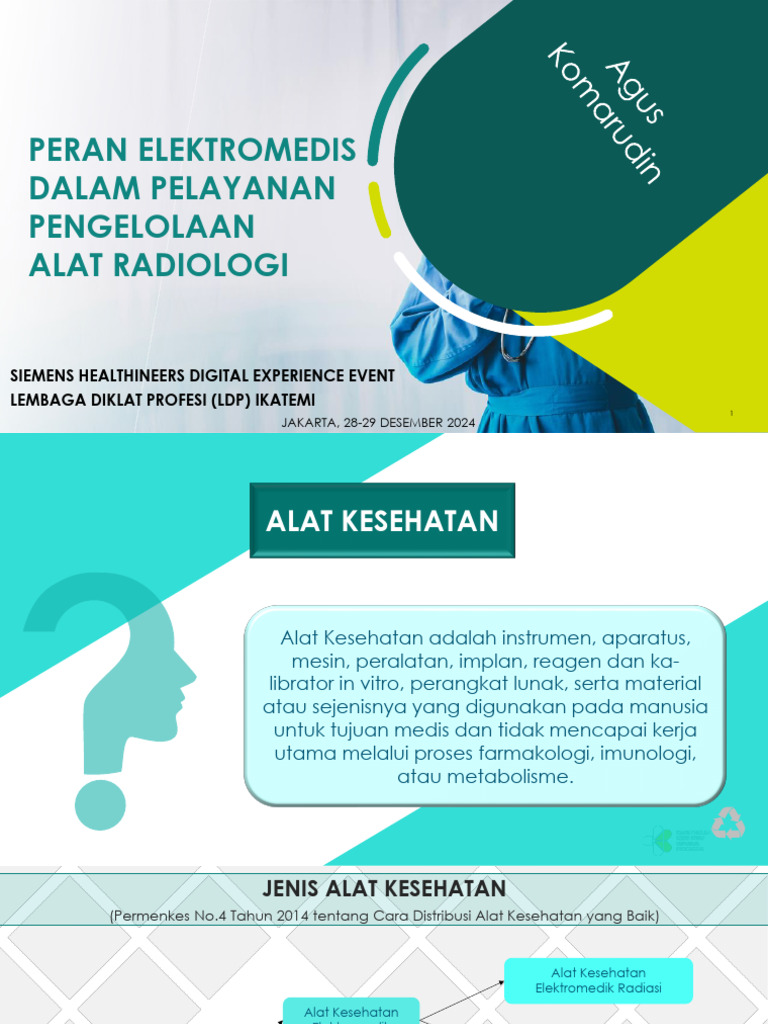 Peran Elektromedis dalam Alat Radiologi | PDF