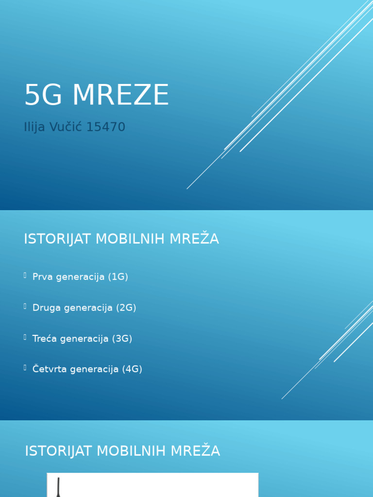 5g Mreze - Ilija Vučić 15470 | PDF