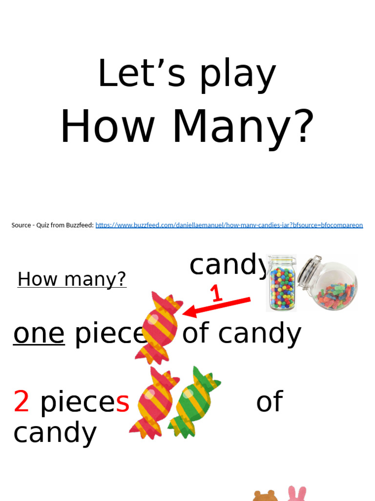 #1st Grader Unit 3 - How Many Sentence Game | PDF