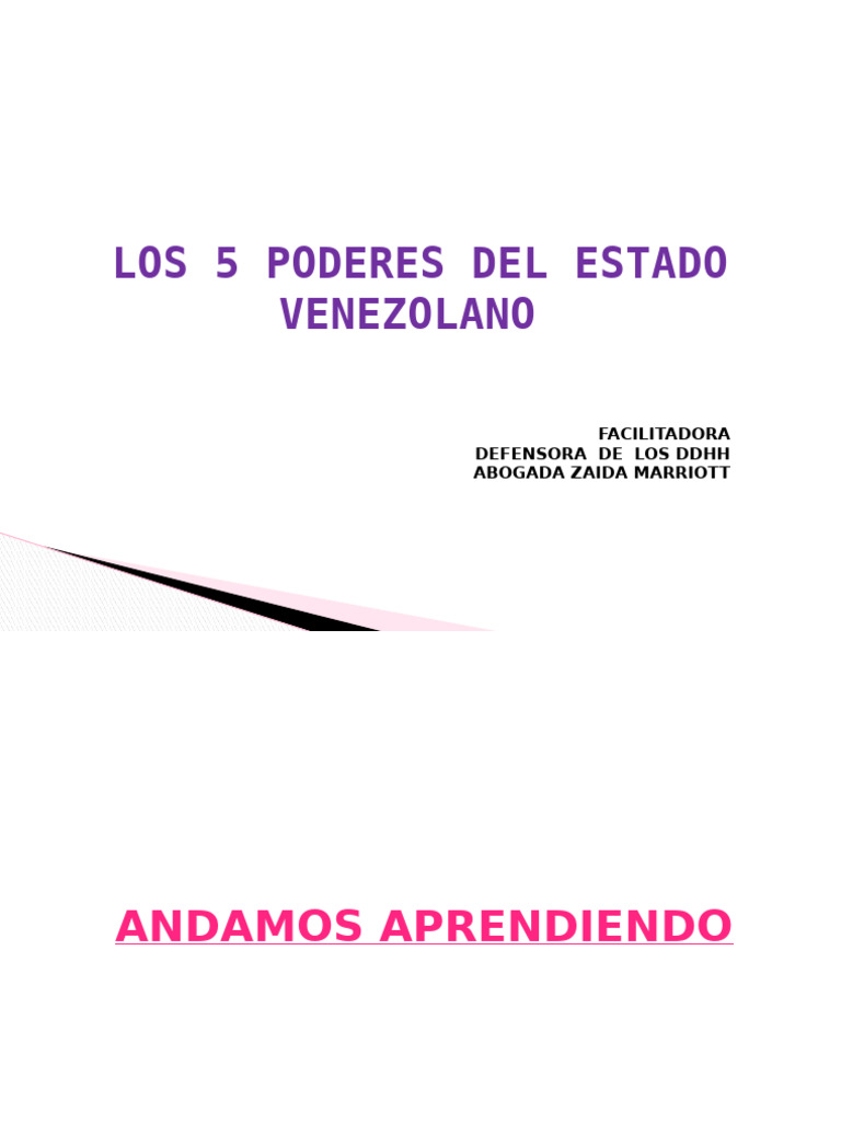 5 Poderes Del Estado | PDF | Ejecutivo (gobierno) | Ministerio ...