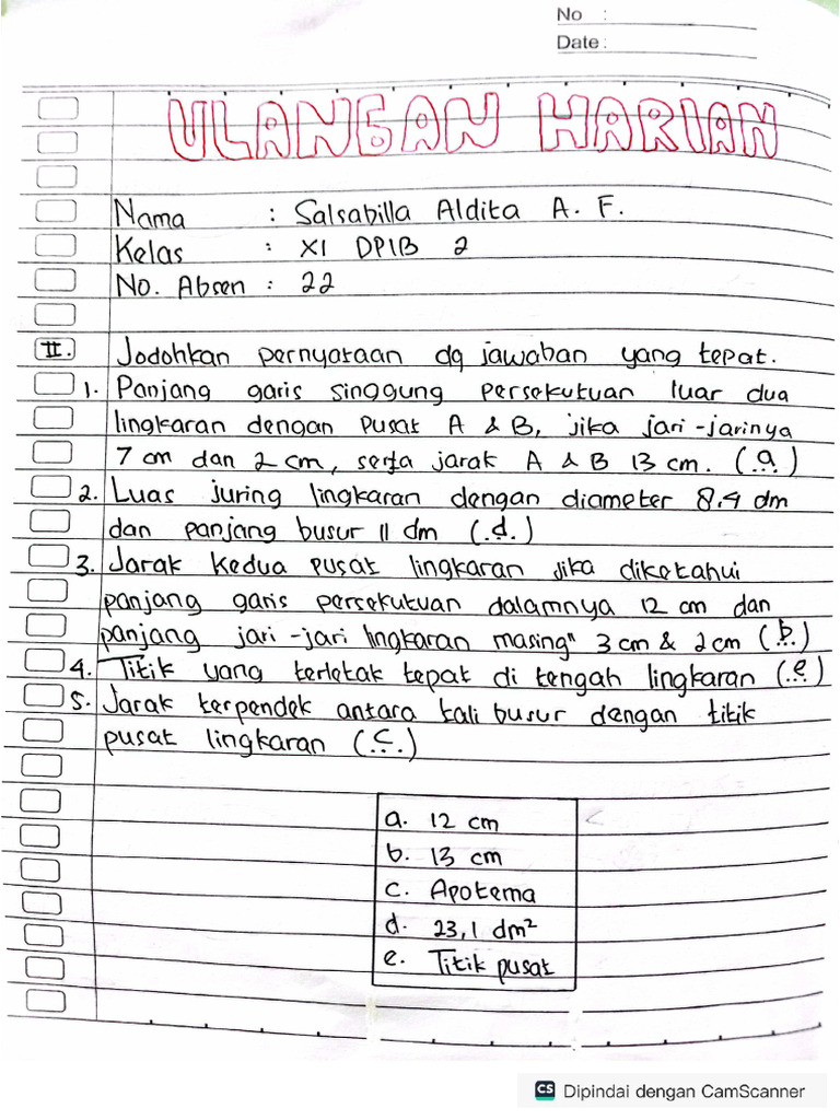 Uh Mtk Salsabilla(22) | PDF