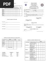 MATATAG Grade 4 SF9 2025 1 | PDF | Learning