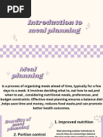 Meal Management Module Version 2 | PDF | Menu | Meal