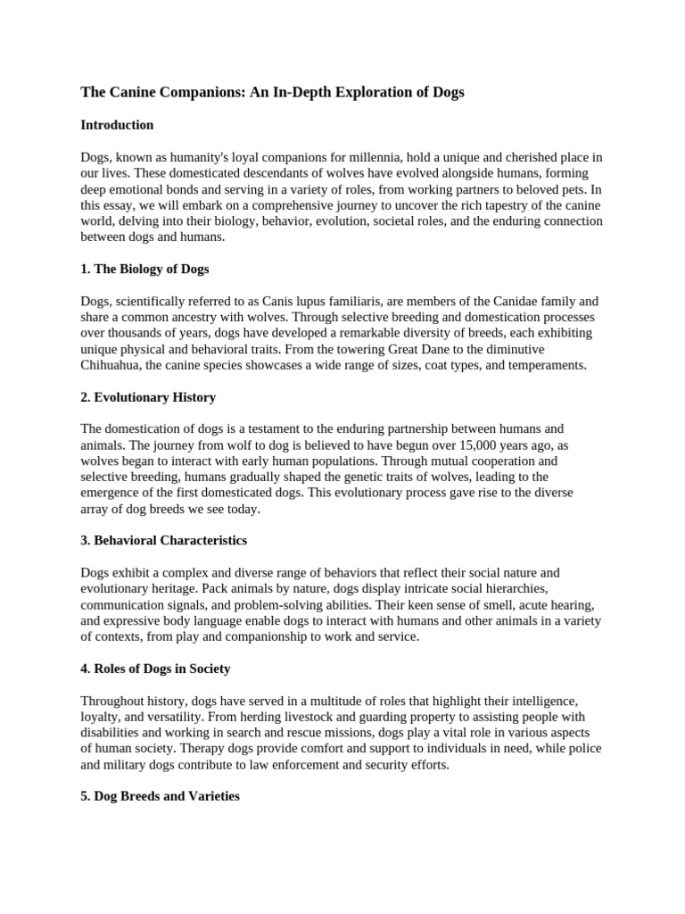 dogs | PDF | Dogs | Dog Breeds