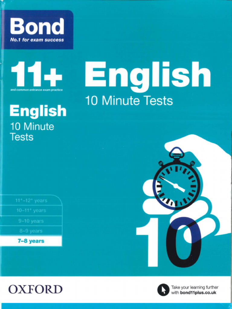 English 10 Minute Tests 7-8 | PDF