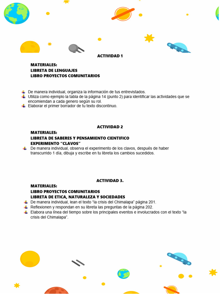 ACTIVIDADES 6ºA-06.DIC.24 | PDF