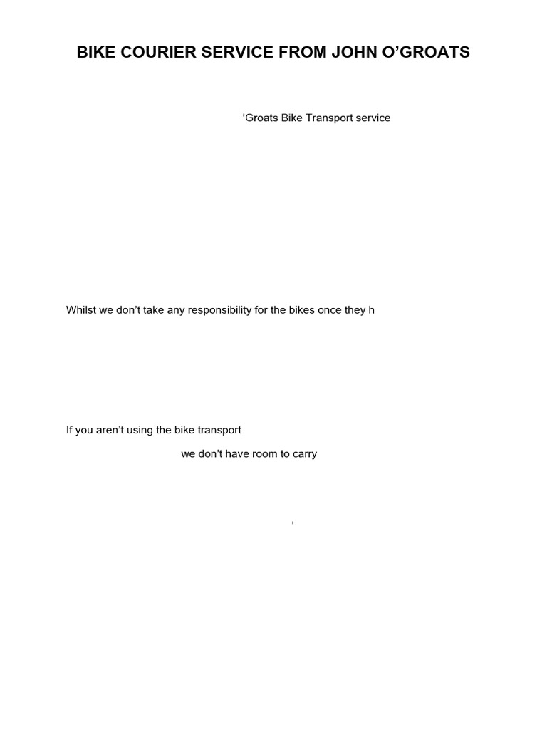 Bike Transport - How It Works - 1 | PDF | Human Powered Vehicles ...