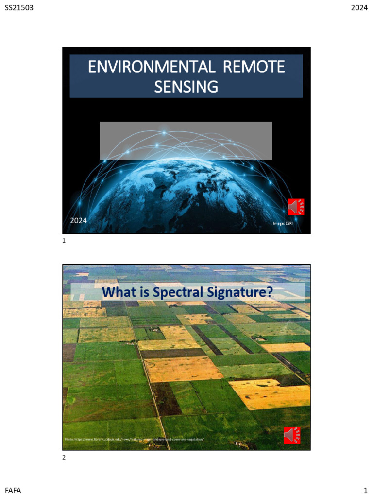 Spectral Signatures Explained | PDF | Infrared | Electromagnetic Spectrum