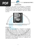 Lateral Cephalometric X-Ray | PDF | Dentistry Branches