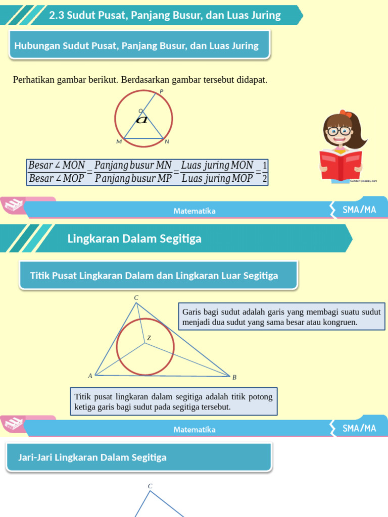 LINGKARAN DALAM DAN LINGKARAN LUAR SEGITIGA | PDF
