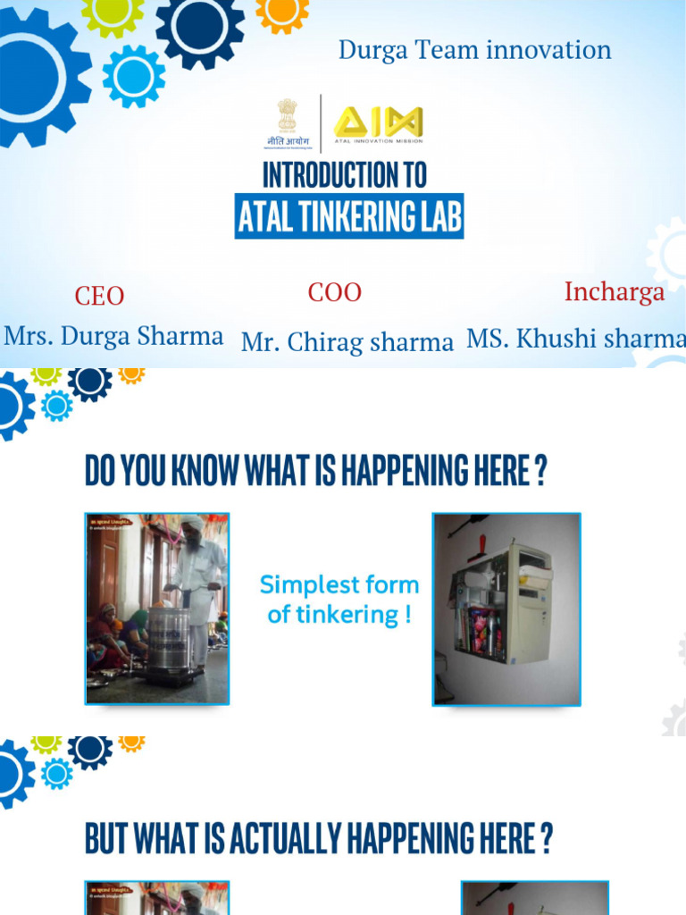 Introduction To Atal Tinkering Lab | PDF