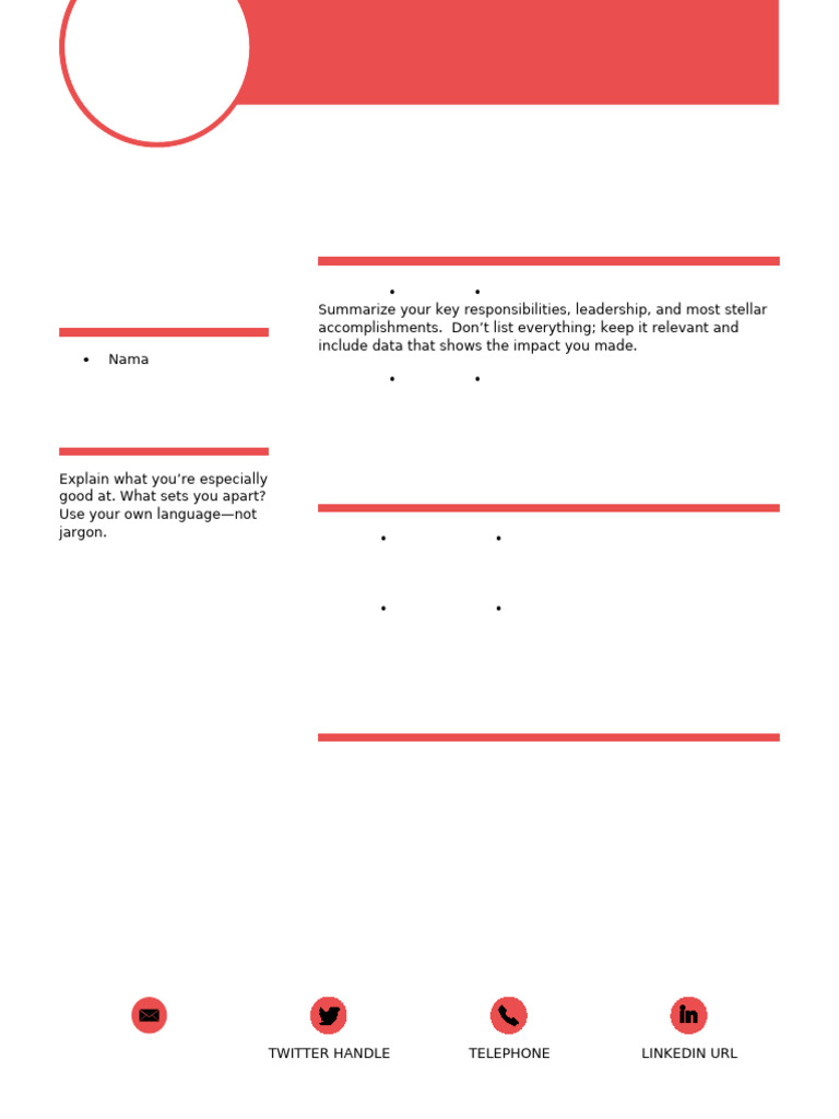 Polished Resume Template Ms Word | PDF