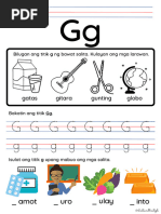 Letrang Ii Worksheet | PDF