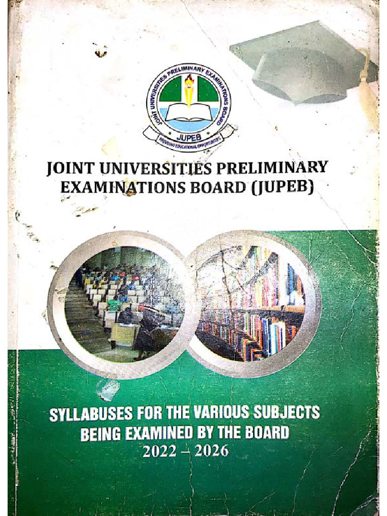 JUPEB Syllabus | PDF