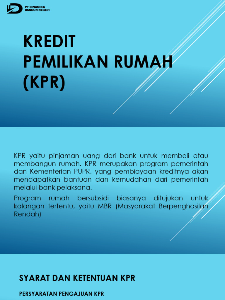 Pengajuan KPR | PDF