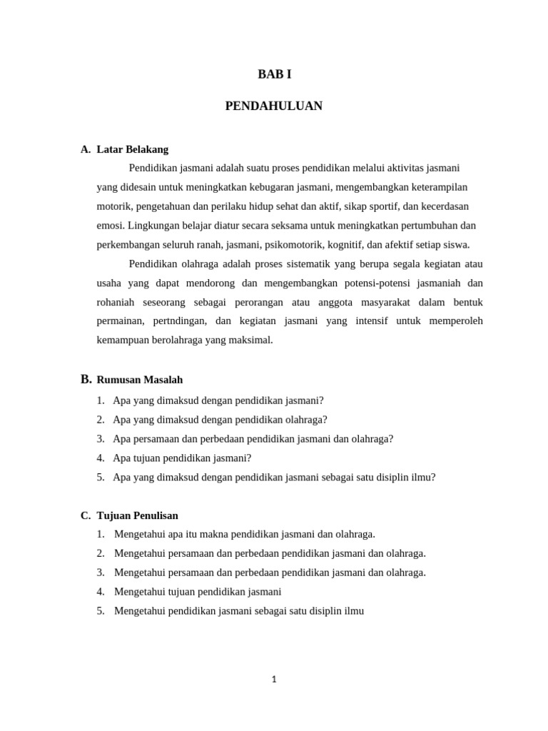 Makalah Makna Penjas | PDF